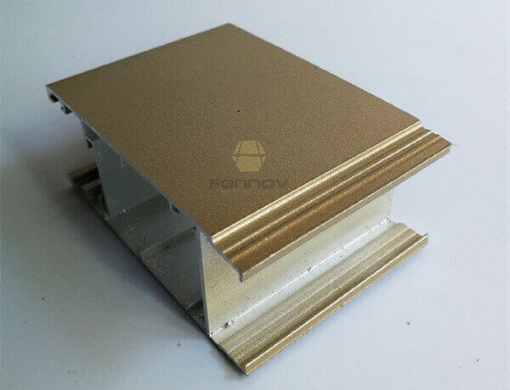 Dark Bronze Anodized Aluminum Extruded Profile 6063t5 For Door | FONNOV ...