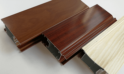 Wood Finish Aluminum Extrusion for Architecture | FONNOV